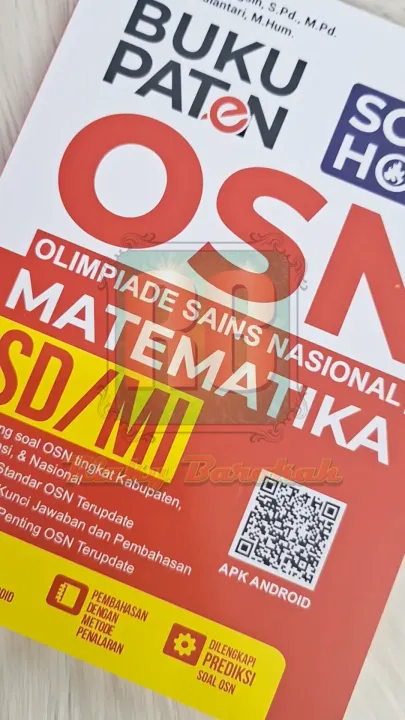 Buku Paten Osn Olimpiade Sains Nasional MTK Matematika Untuk Anak SD/MI Penerbit Pixelindo Ori ...