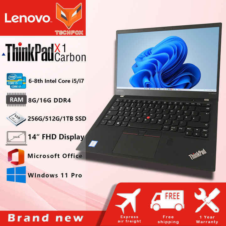 Lenovo ThinkPad X1 Carbon laptop - Ultra-thin 14"FHD / intel i5 i7 8th ...