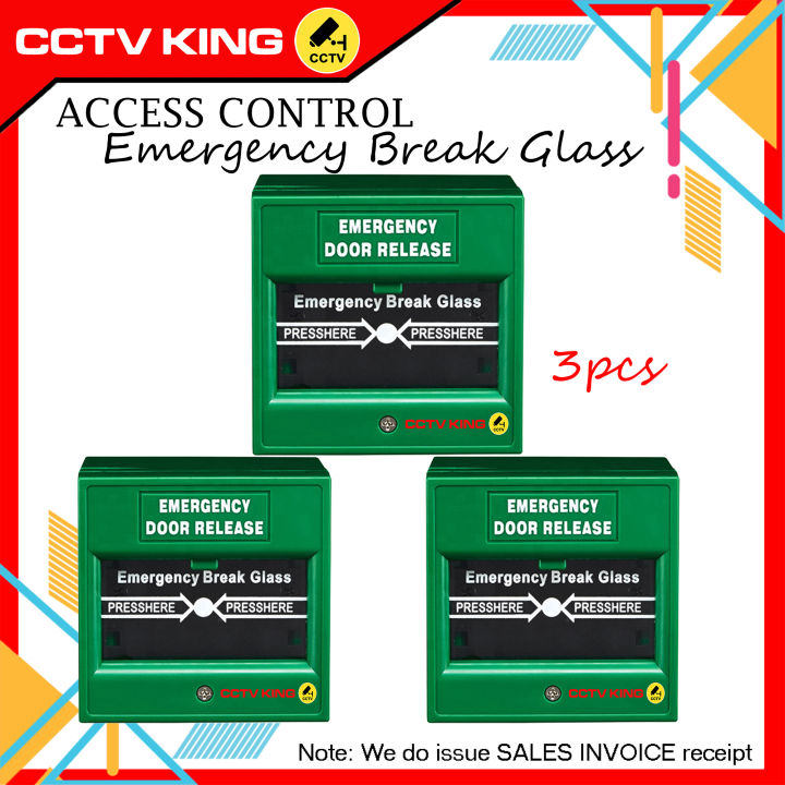 Green Emergency Break Glass, Fire Alarm Switch Break Glass Model: DAL-2 ...