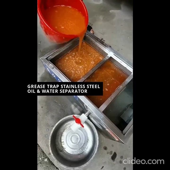Stainless Steel Grease Trap kitchen Oil Filter Sink Filter Equipment ...