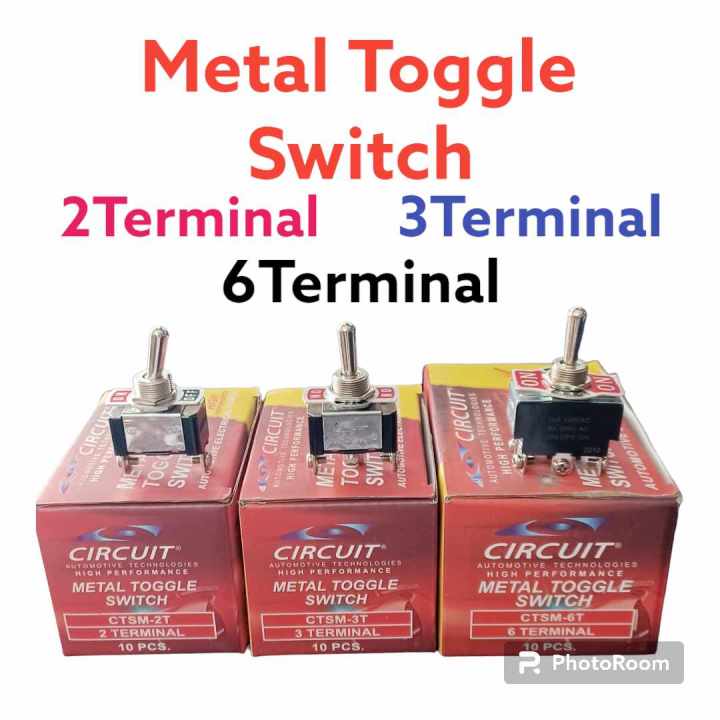 TOGGLE SWITCH 2WAY, 3WAY, 6WAY METAL | Lazada PH