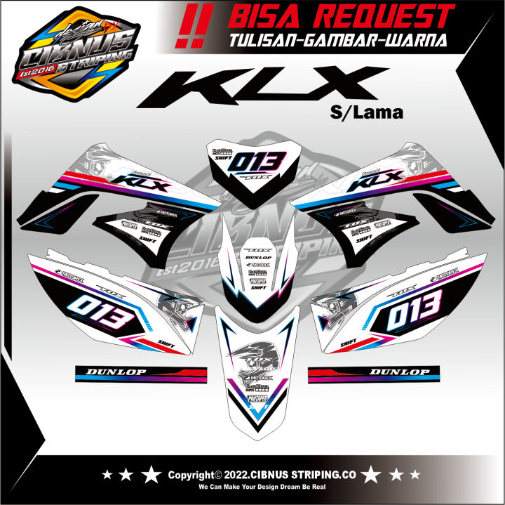 COD Decal Stiker KLX S, KLX Lama .Bisa Custom | Lazada Indonesia