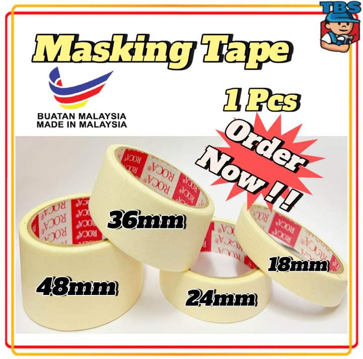 Roca Buatan Malaysia Masking Tape Premium Grade Painter's Tape 14meter ...