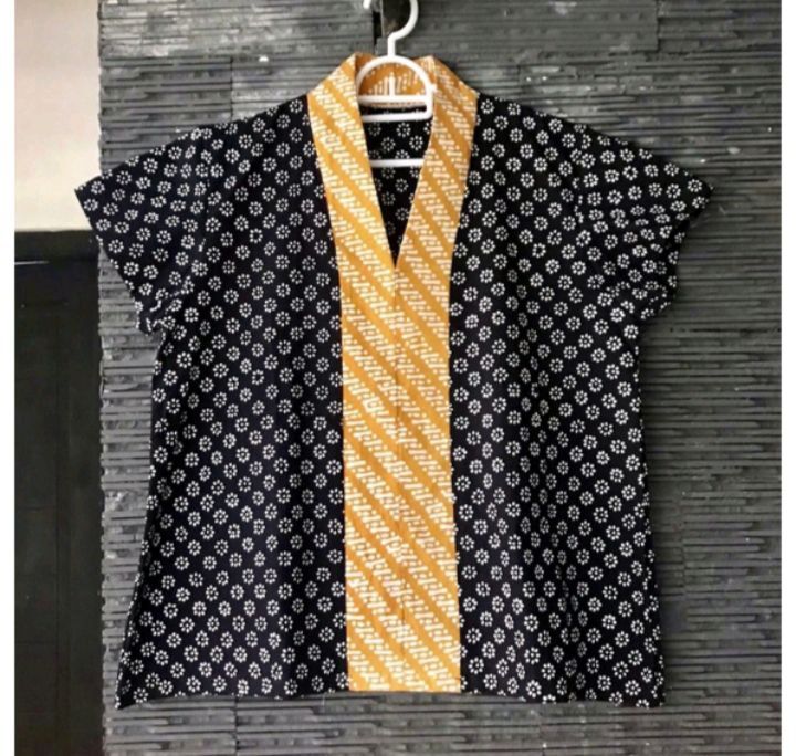 blus Batik wanita modern solo recommended bahan katun jahitan rapi ...