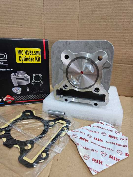 BLOCK SEHER BLOK SEHER BORE UP KIT SET MIO M3 FINO 125 NEW GT 125 UK 58.5 MM MOTO 1 ORIGINAL ...