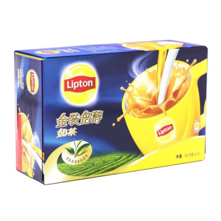 ชานม Lipton Gold Milk Tea แพคเกจใหม่ ขนาด 20+4 ซอง จากฮ่องกง | Lazada.co.th