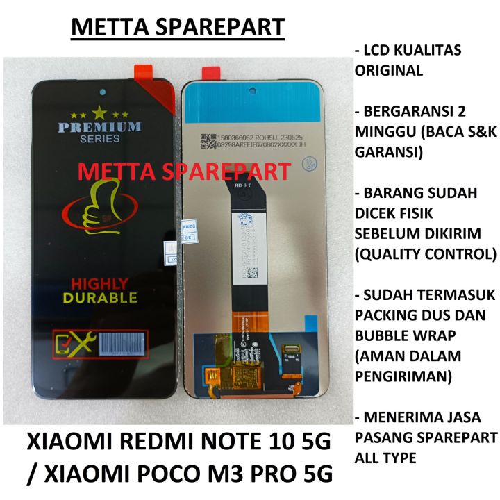 Original OEM LCD Touchscreen Xiaomi Redmi Note 10 5G / Poco M3 Pro 5G ...