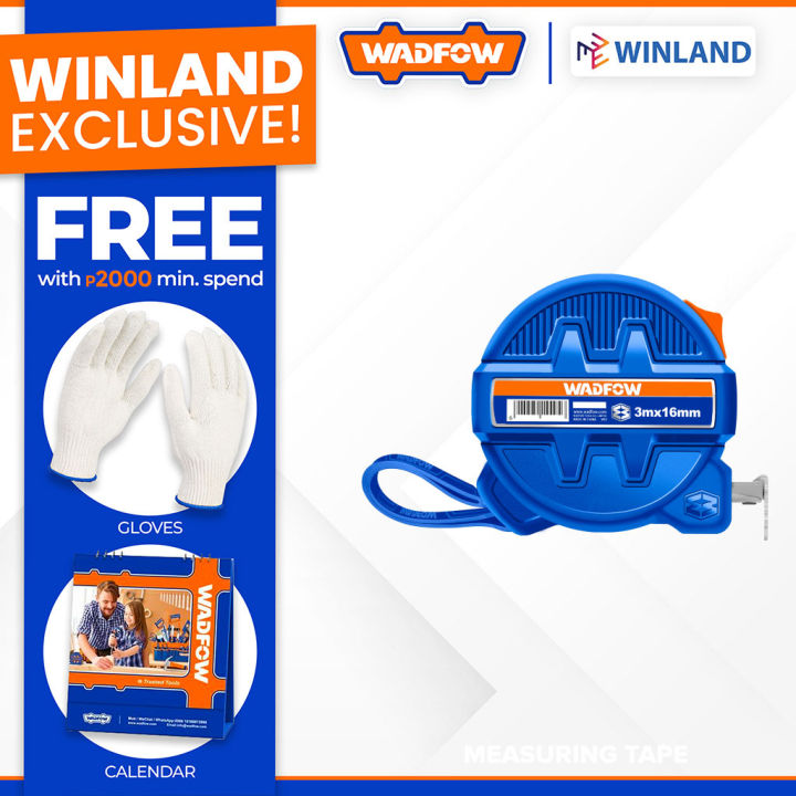 Wadfow by Winland Steel Measuring Meter Tape Measure w/ Continuous ...