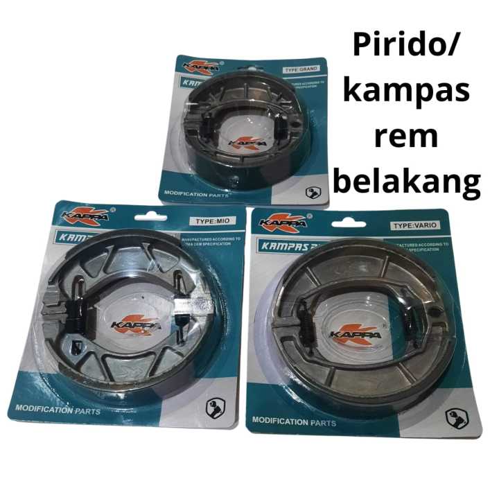 (VARIO) KAMPAS REM BELAKANG TROMOL PIRODO VARIO SCOOPY SPACY BEAT KAPPA ...