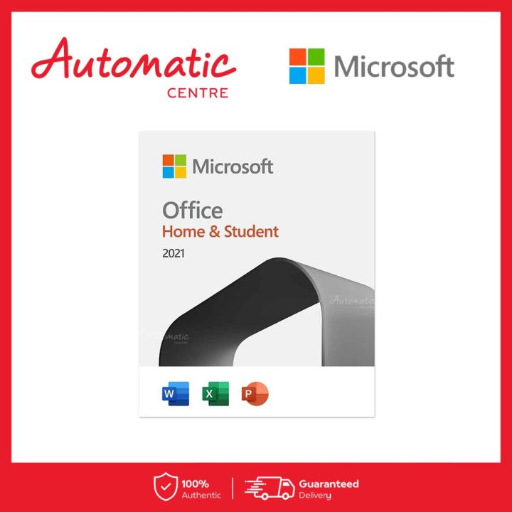 Microsoft Office Home and Student 2021 FFP Office Application Software ...