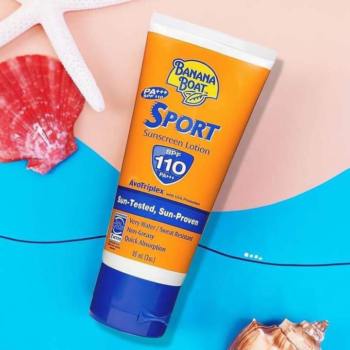 Banana Boat Sport Sunscreen SPF 110 PA+++ 90ml /Sunblock | Lazada Indonesia