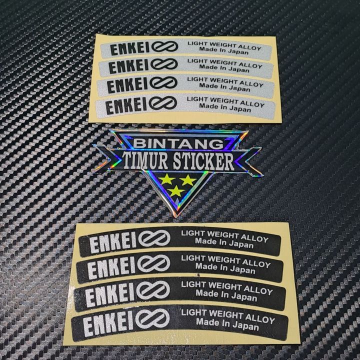 STICKER VELG MOTOR ENKEI MADE IN JAPAN PRINTCUT | Lazada Indonesia