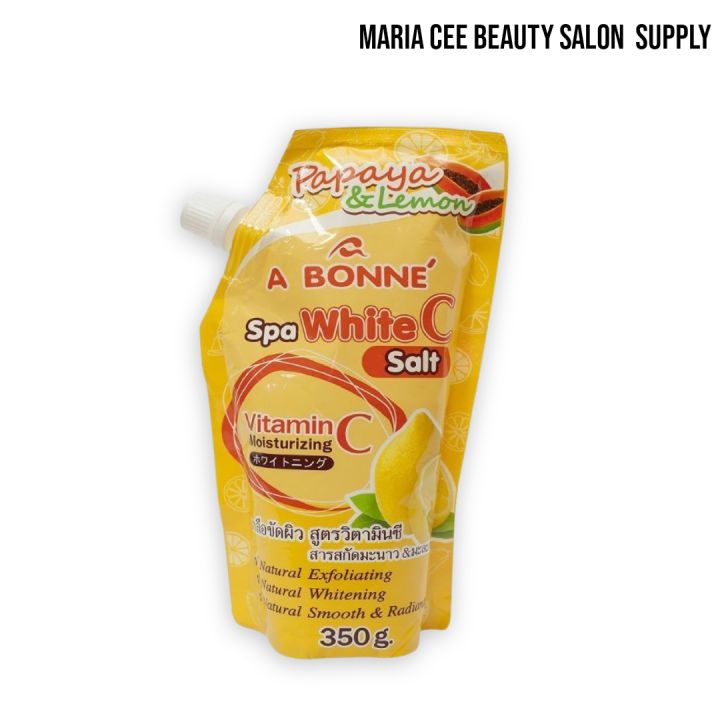 A BONNE milk salt scrub Vitamin C 350g | Lazada PH