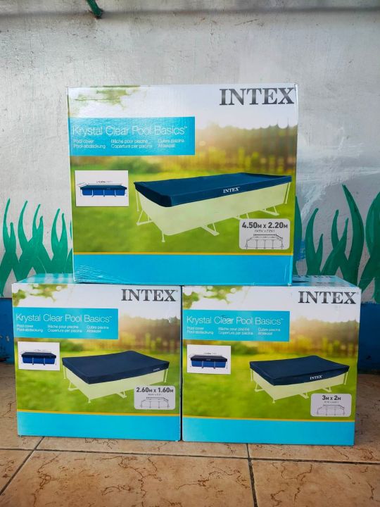 ORIGINAL INTEX POOL COVER FOR RECTANGULAR FRAME | Lazada PH ORIGINAL INTEX POOL COVER FOR RECTANGULAR FRAME | Lazada PH