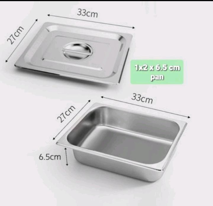1/2 GASTRONORM FOOD PAN STAINLESS STEEL HALF SIZE | Lazada PH