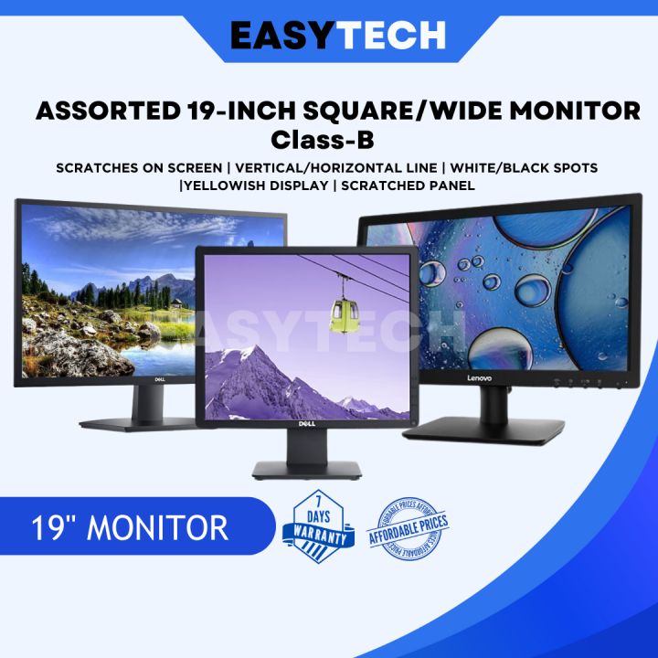 EASYTECH NO STAND ASSORTED 19" inch Class-B Wide LCD Monitor for ...