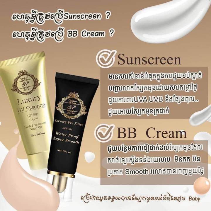 ครีมกันแดด Luxury fix filter spf50 pa+++ขนาด100ml. | Lazada.co.th