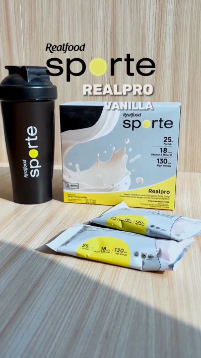 Realfood Sporte Realpro Vanilla Whey Protein Bird’s Nest, Supplement Fitness, 24 pcs | Lazada ...