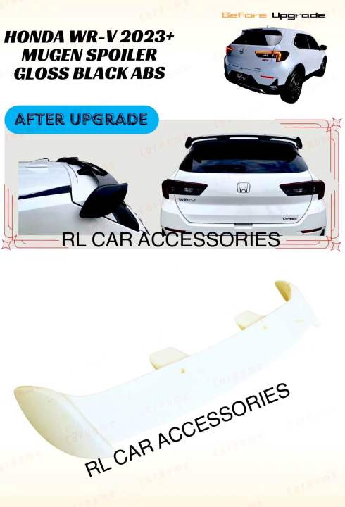 Honda WRV 2023 2024 mugen filewar rear roof top lip spoiler bodykit ...