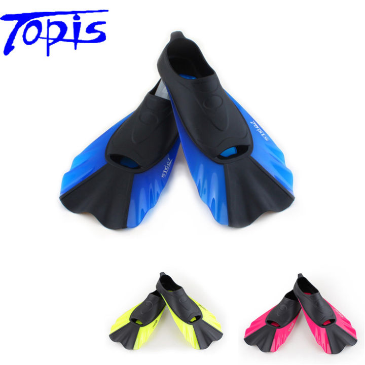Topis Short Flippers Snorkeling Submersible Equipment Swimming Duck ...