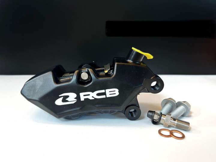 RCB R1 4PISTON CALIPER RH UNIVERSAL FRONT CALIPER UNIVERSAL BLACK COLOR ...