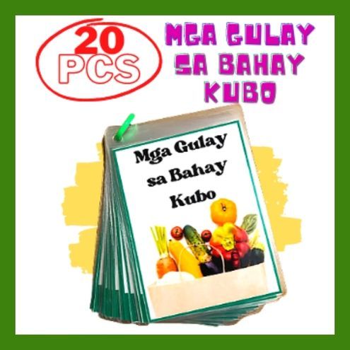 Flashcards for kids Mga Gulay sa Bahay Kubo / Vegetables / Sari-saring ...