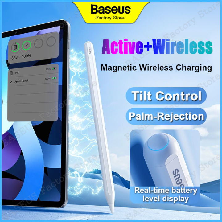 Baseus Capacitive Stylus Pen Magnetic Wireless Charging Bluetooth ...