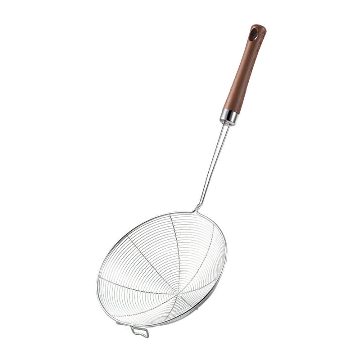 กระชอนสแตนเลส304ช้อนตักก๋วยเตี๋ยวใช้ในบ้านหม้อไฟกระชอนกรองในห้องครัว ...