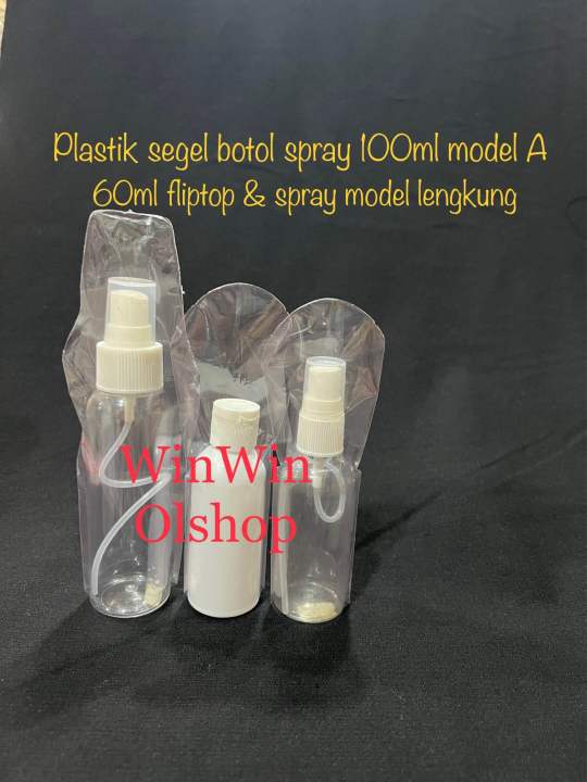 Plastik segel botol spray 100ml dan 60ml (isi 50) | Lazada Indonesia