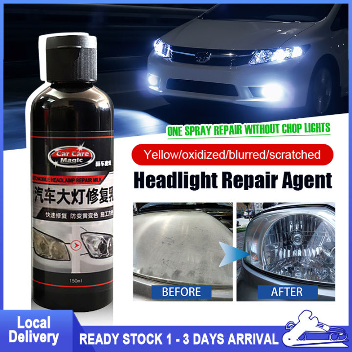 150ml Headlamp Restoration Kit Car Headlight Cleaner Car Headlamp ...