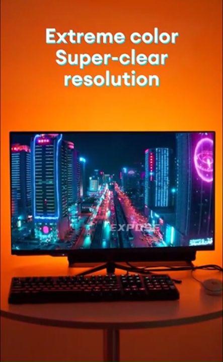 EXPOSE Monitor 19/22/24/27 Inch Curved Pc Gaming 2K/4K Monitor Desktop ...