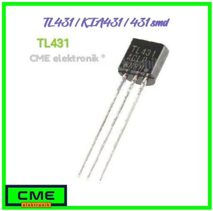 TL431 / KIA431 / 431 Adjustable Precision Shunt Regulator SOT23 | Lazada Indonesia