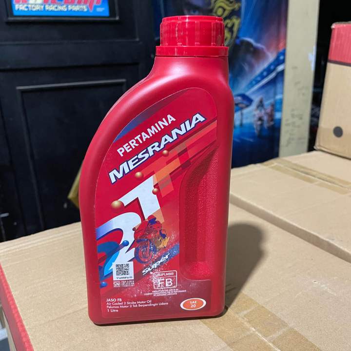 OLI SAMPING PERTAMINA MESRAN MESRANIA SUPER SAE 20 1 LITER | Lazada ...