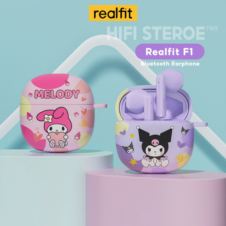 Realfit F1 Wireless Earbuds TWS Bluetooth 5.3 with Mic with Colorful ...