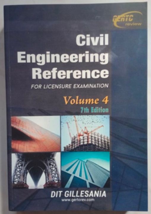 CIVIL ENGINEERING REFERENCE (For Licensure Exam)Vol.4 by dit | Lazada PH