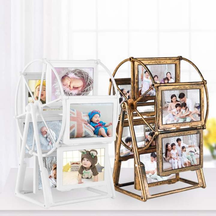 Unique Vintage 6 Slots Photo Frame Display Ferris Wheel Carousel ...