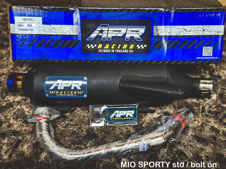 APR POWER PIPE TITANIUM TIP 👉 For MIO SPORTY MIO 1 | Lazada PH