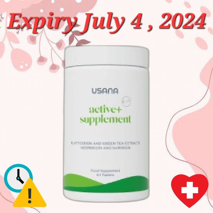 Usana Active+ Supplement Active Supplement July 2024 Expiry 100% ...