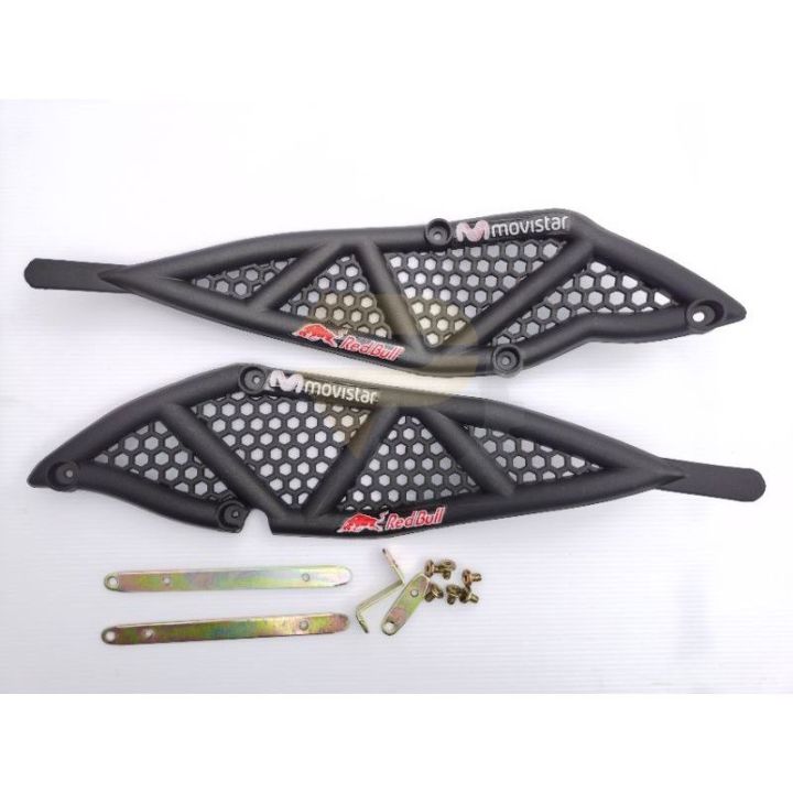 RSX150 ENGINE SIDE COVER V1 CARBON AND COLOUR RSX WINNER-X CRASH BAR ...