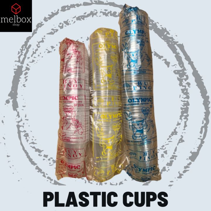 [50 pcs] 8oz 10oz 12oz Plastic Cup | Lazada PH