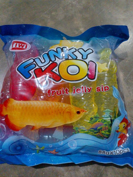 Funky KOI Fruit Flavored Sip Jelly (10pcs) | Lazada PH