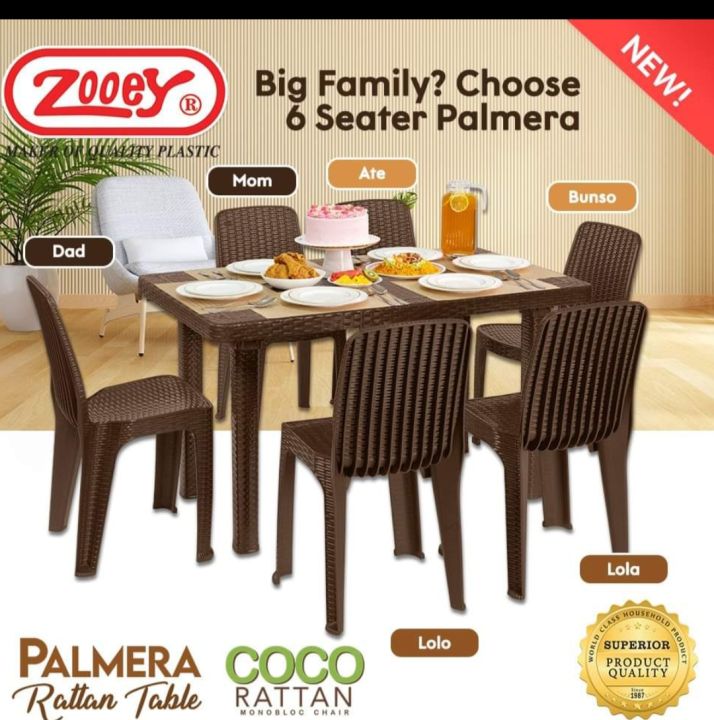 zooey rattan table only original zooey made in the Philippines rattan ...