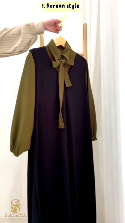 SET OVERALL 3 in 1 Stelan Korean Style terbaru 2024 SAFAYA MAISA DRESS ...