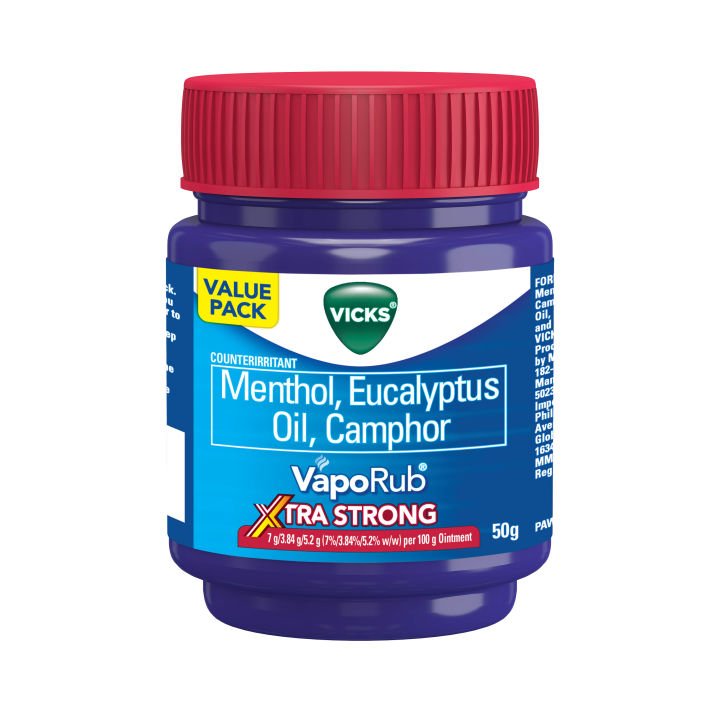 VICKS VapoRub Xtra Strong 50g | Lazada PH