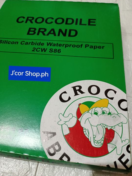 Crocodile Abrasive Paper (sand paper) #120 #150 #600 #1000 (Sold per ...