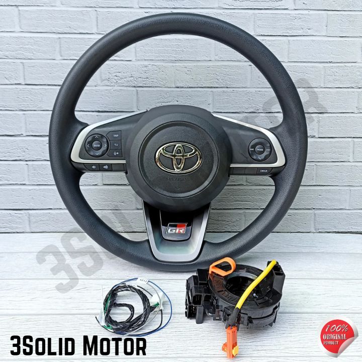 STIR STEER SETIR RAIZE AGYA 2021-2023 TIPE STANDAR KOMPLIT TOMBOL KANAN ...