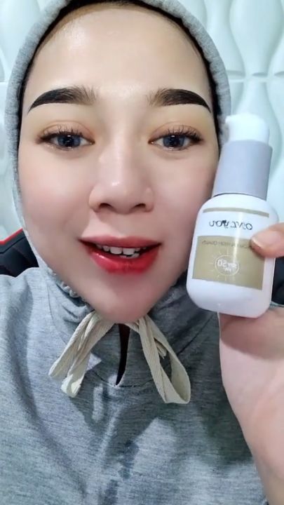 【COD】 2pcs ONLYOU Sunscreen Cream resmi SPF50+ tabir surya pemutih + pembersih wajah asam amino ...