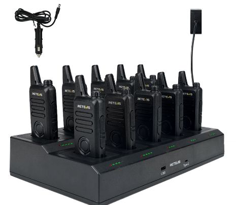 Retevis RT22S Two Way Radios Rechargeable with Headset Long Range ...