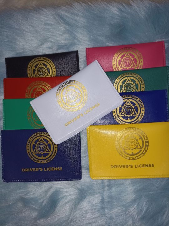 DRIVER'S LICENSE CARD HOLDE ( PVC PLASTIC- COWHIDE ) | Lazada PH