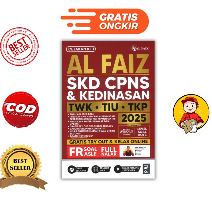 Buku AL FAIZ SKD CPNS dan KEDINASAN 2025 TWK TIU TKP | Lazada Indonesia